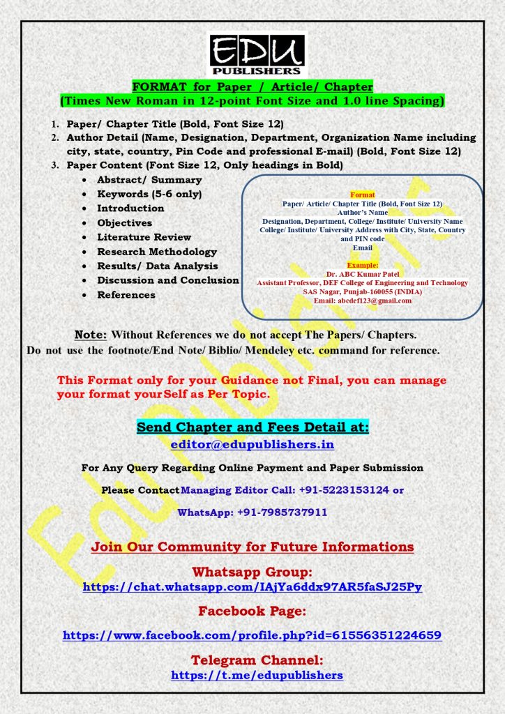 Author Guidelines – EDU Publishers